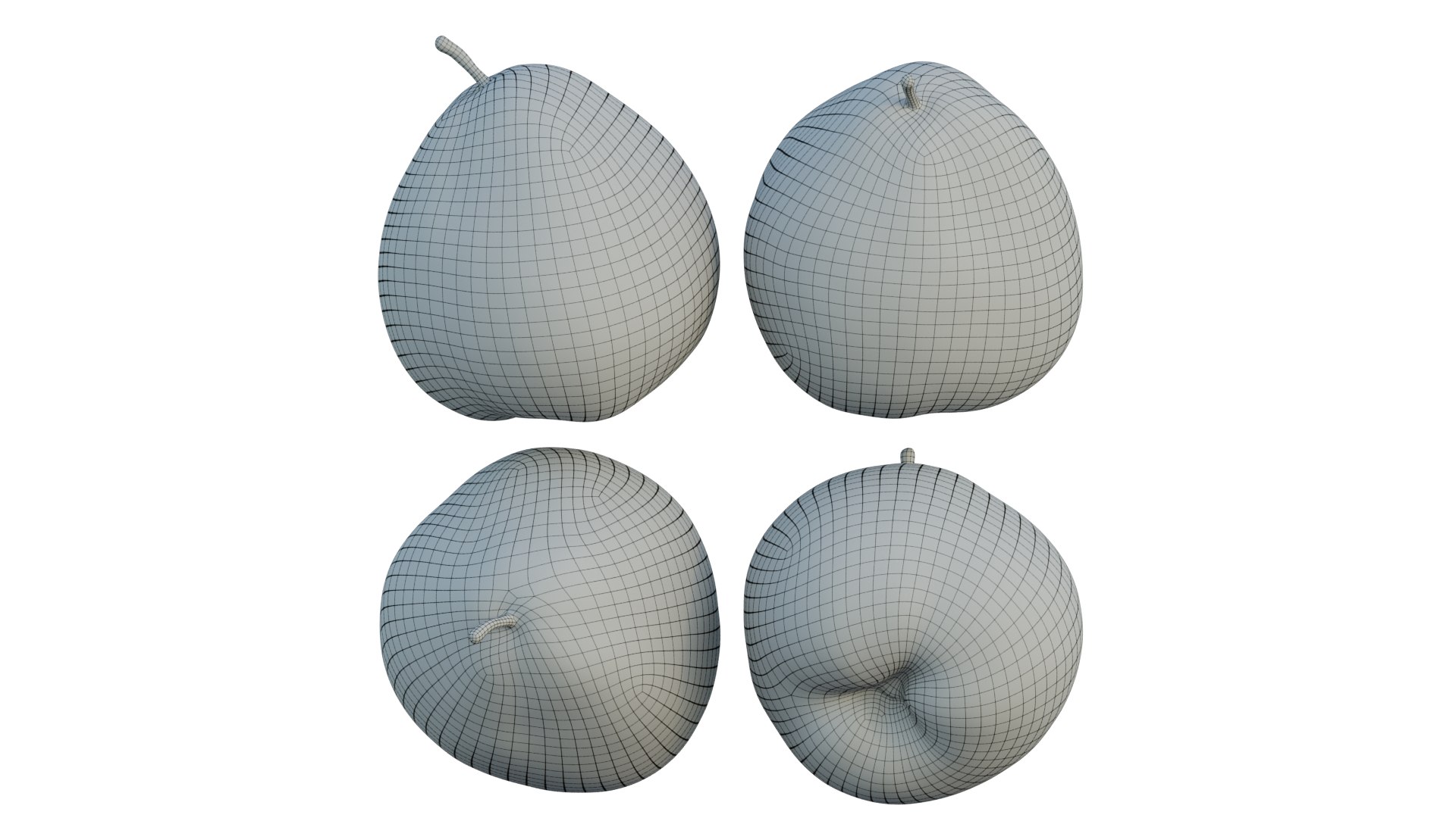 Cheeky Pear 02 Model - TurboSquid 1917643