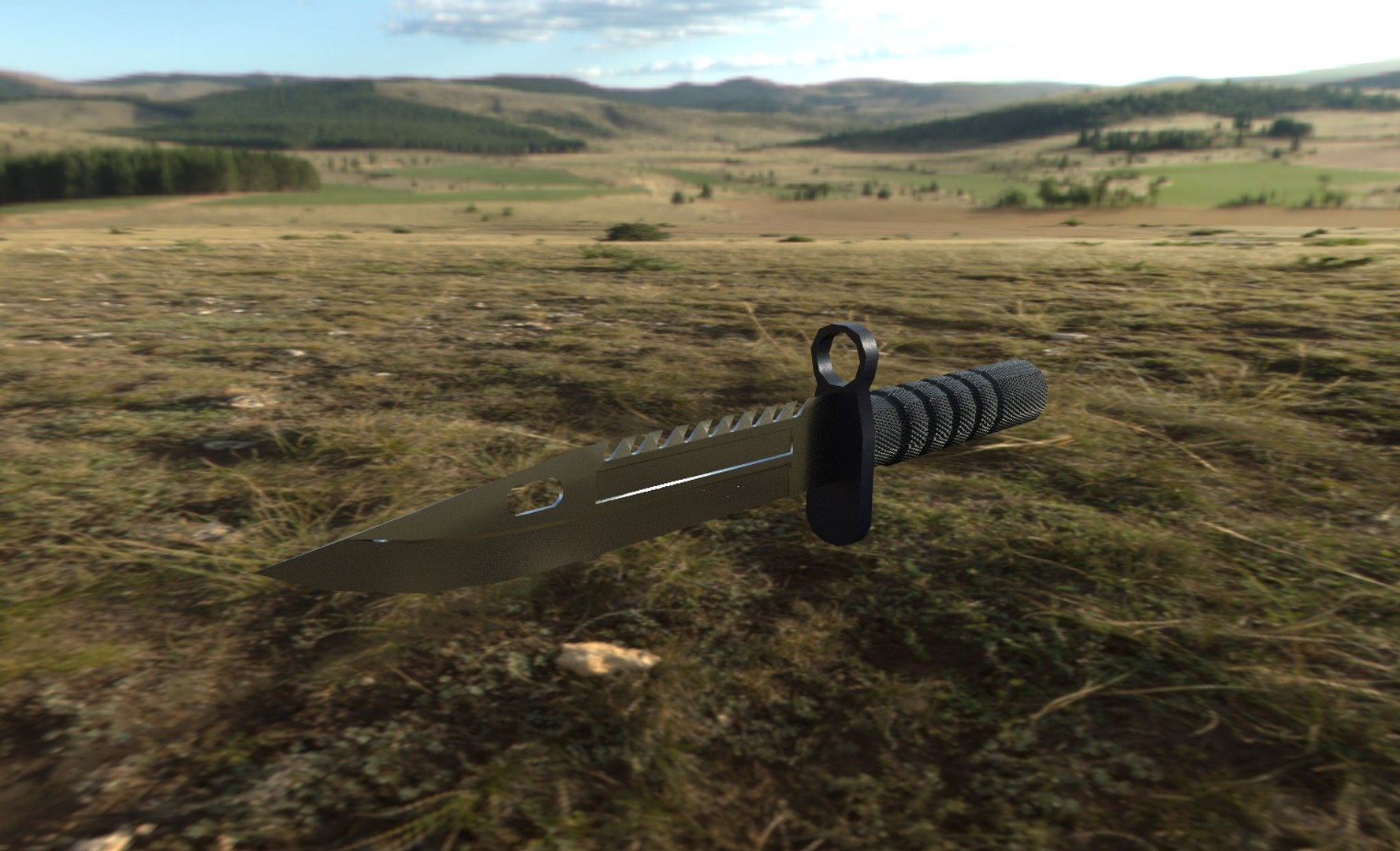 3D Knife M9 Bayonet - TurboSquid 1528775