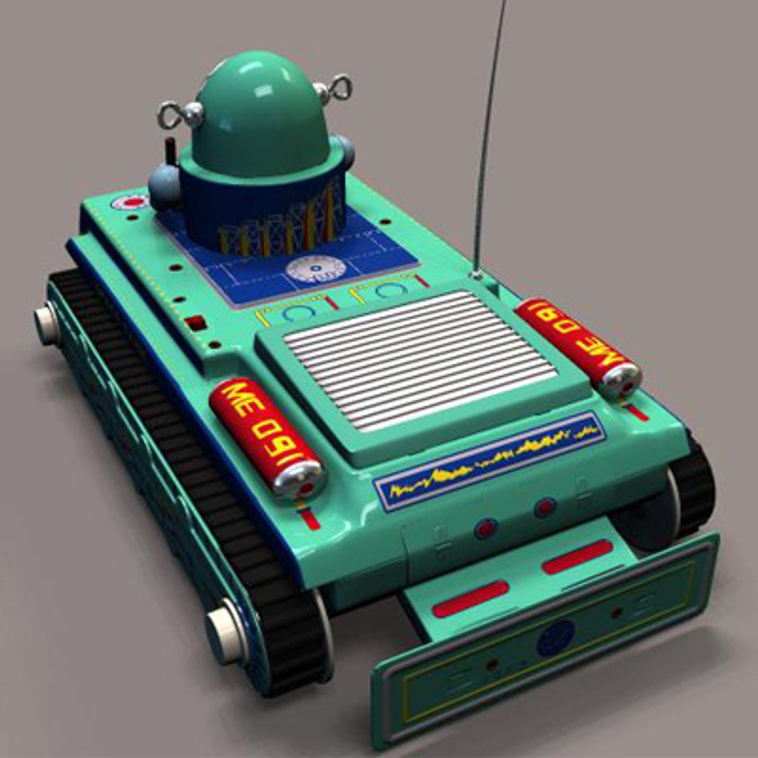 3d Reproduction Toy Space Tank Robot Model