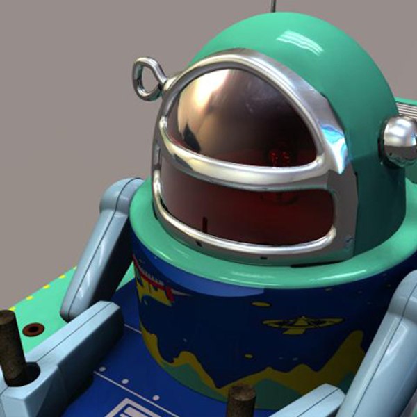 3d reproduction toy space tank robot model