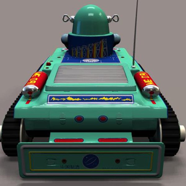 3d reproduction toy space tank robot model