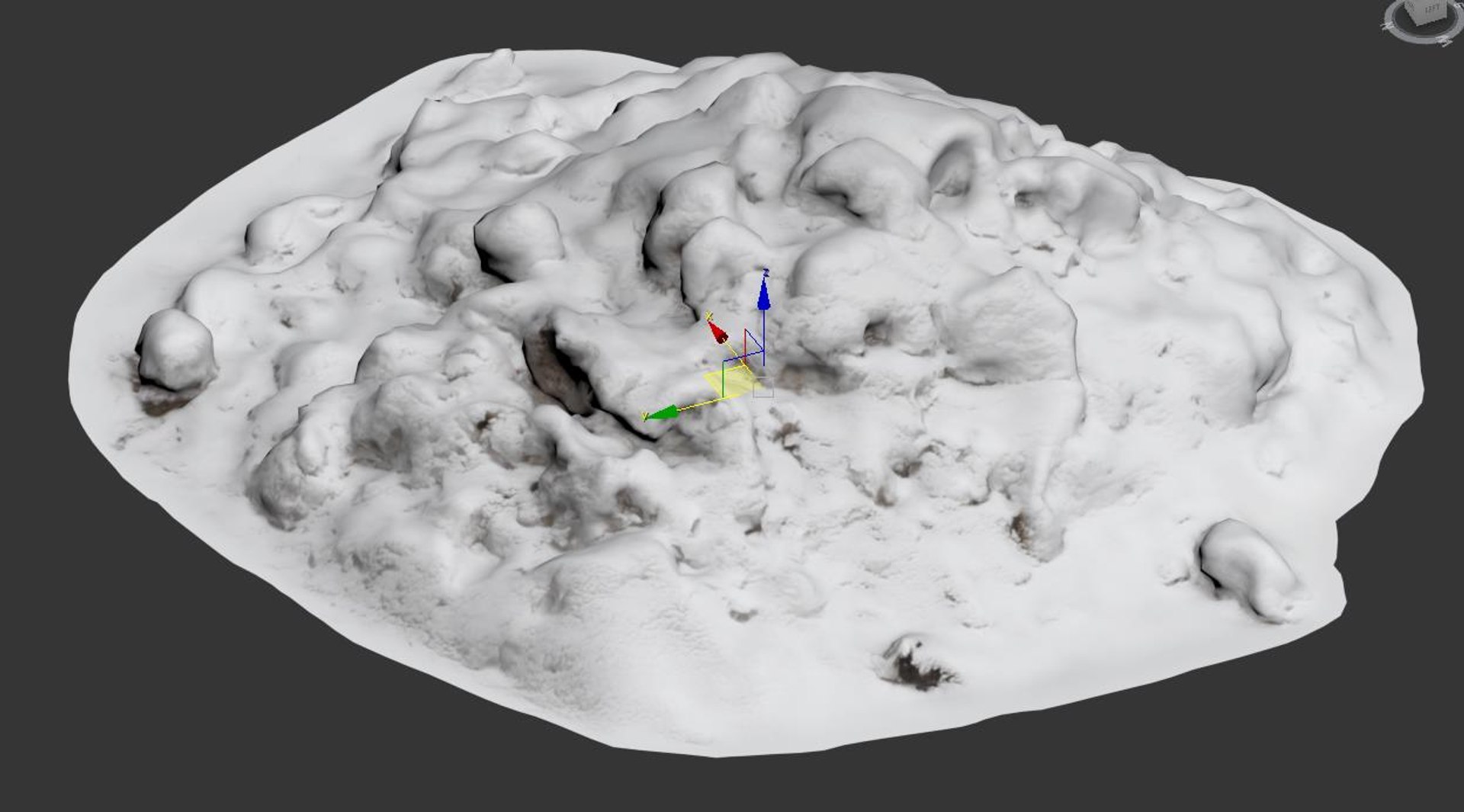 Ultra Realistic A Pile Of Snow Model - TurboSquid 1758473