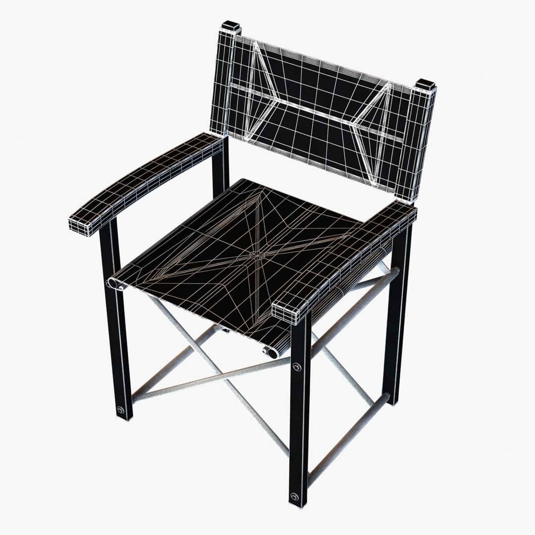 3d Director Chair Model