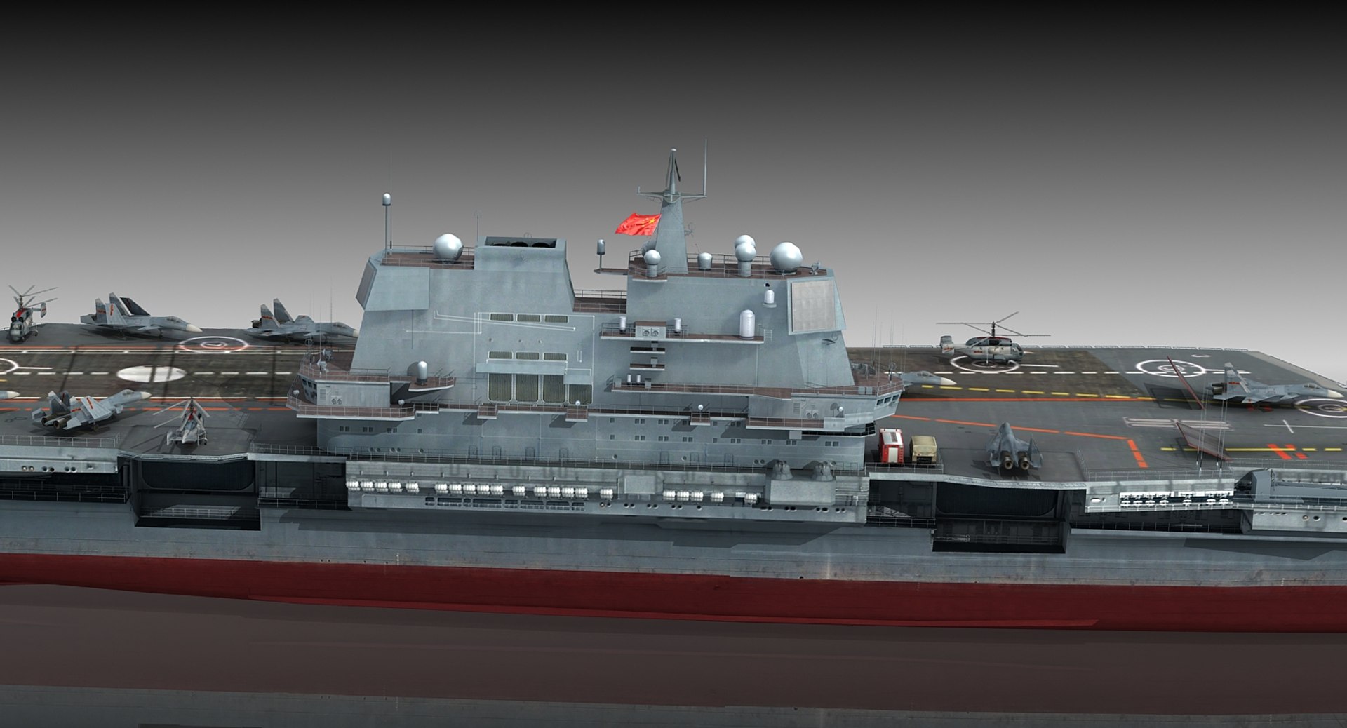 Chinese Aircraft Carriers Collection 3 Models 3D Model - TurboSquid 2094942