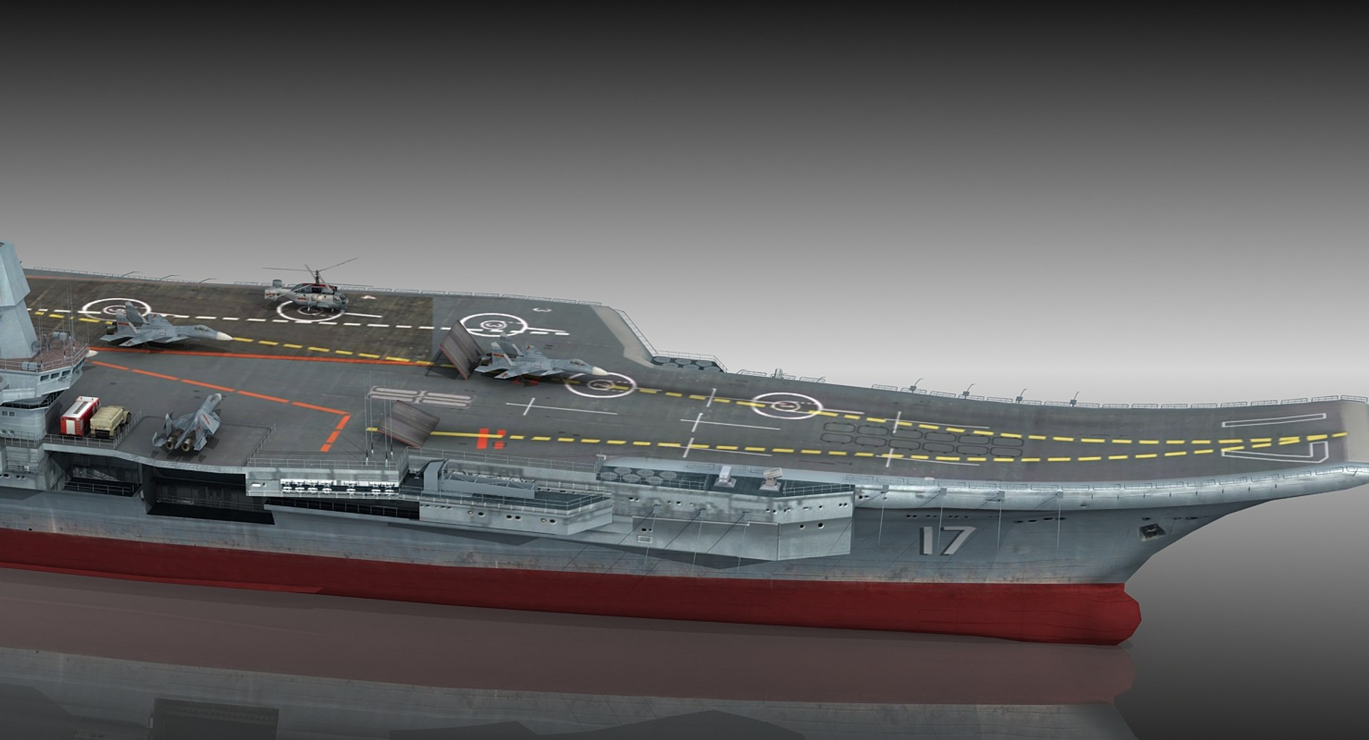 Chinese Aircraft Carriers Collection 3 Models 3D Model - TurboSquid 2094942