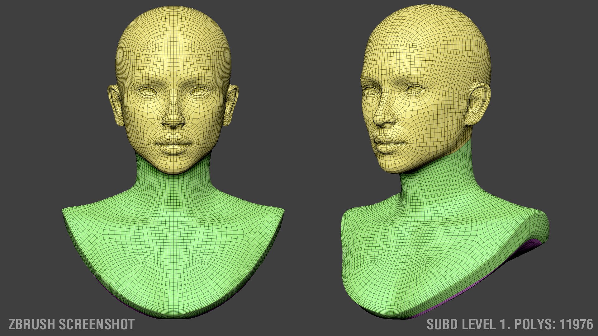 3D Beauty Bust Sculpture Base Mesh Model - TurboSquid 1599158