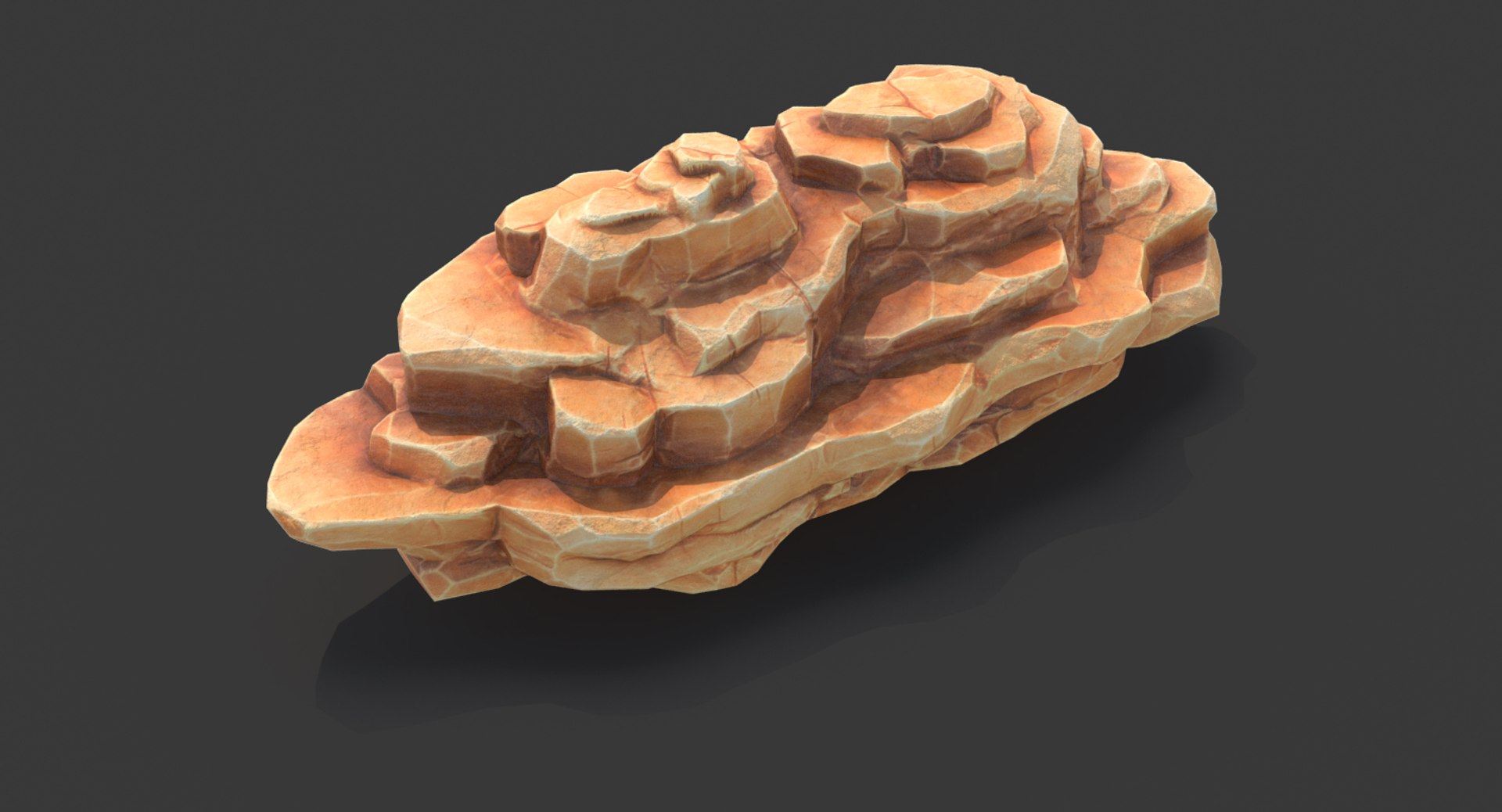 Blocky Rock Games 3D Model - TurboSquid 1319206