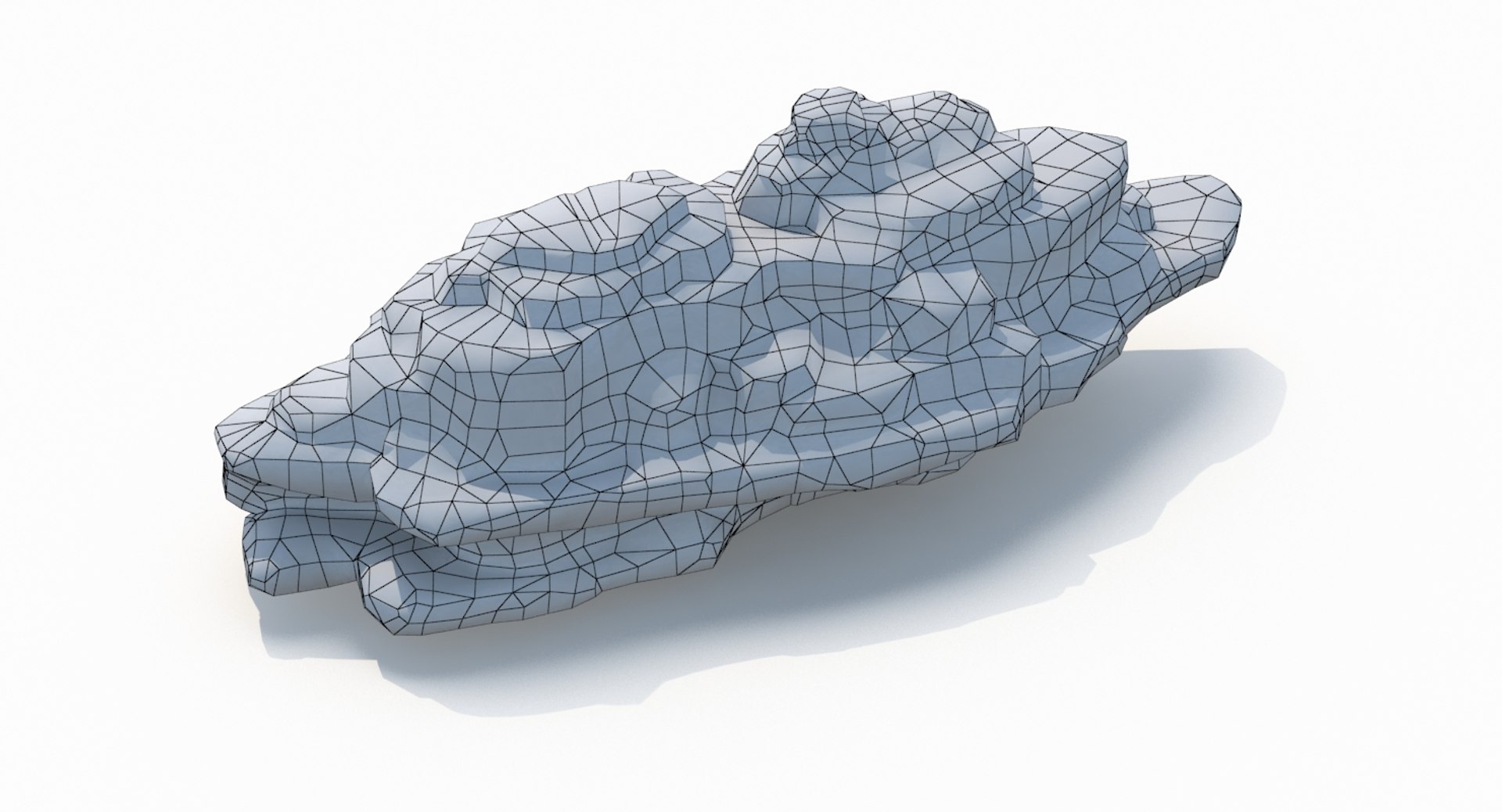 Blocky Rock Games 3D Model - TurboSquid 1319206