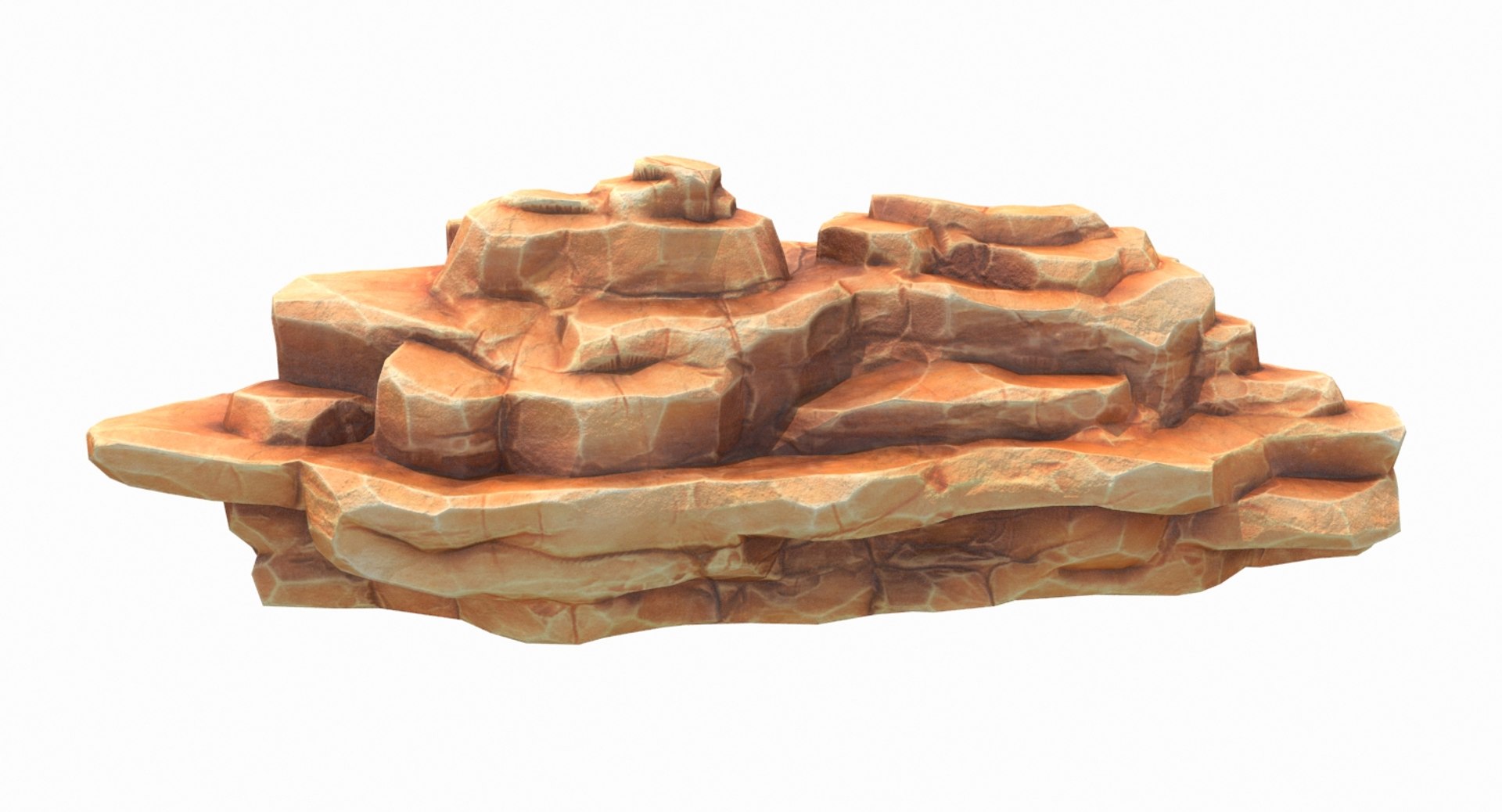 Blocky Rock Games 3D Model - TurboSquid 1319206