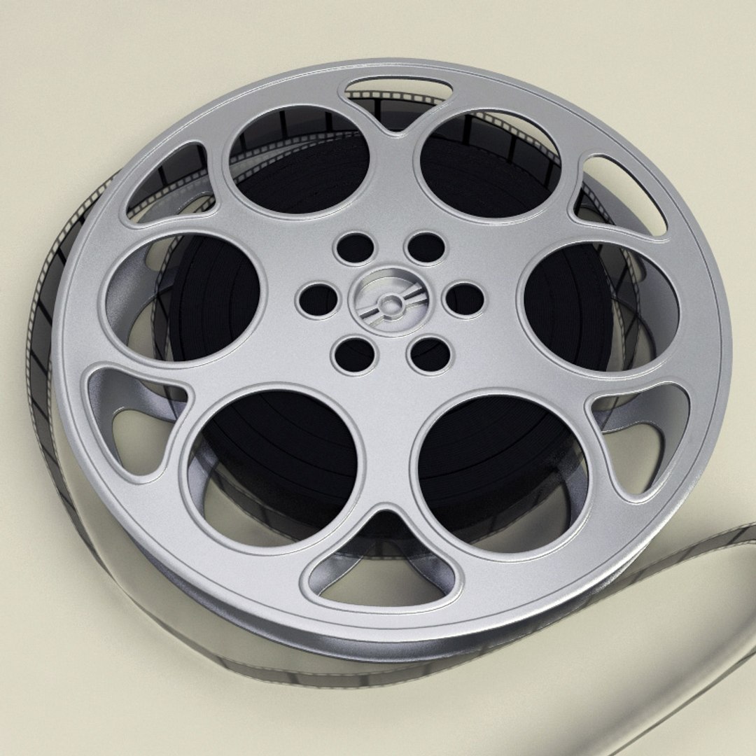 3d Model Video Film Reel V2