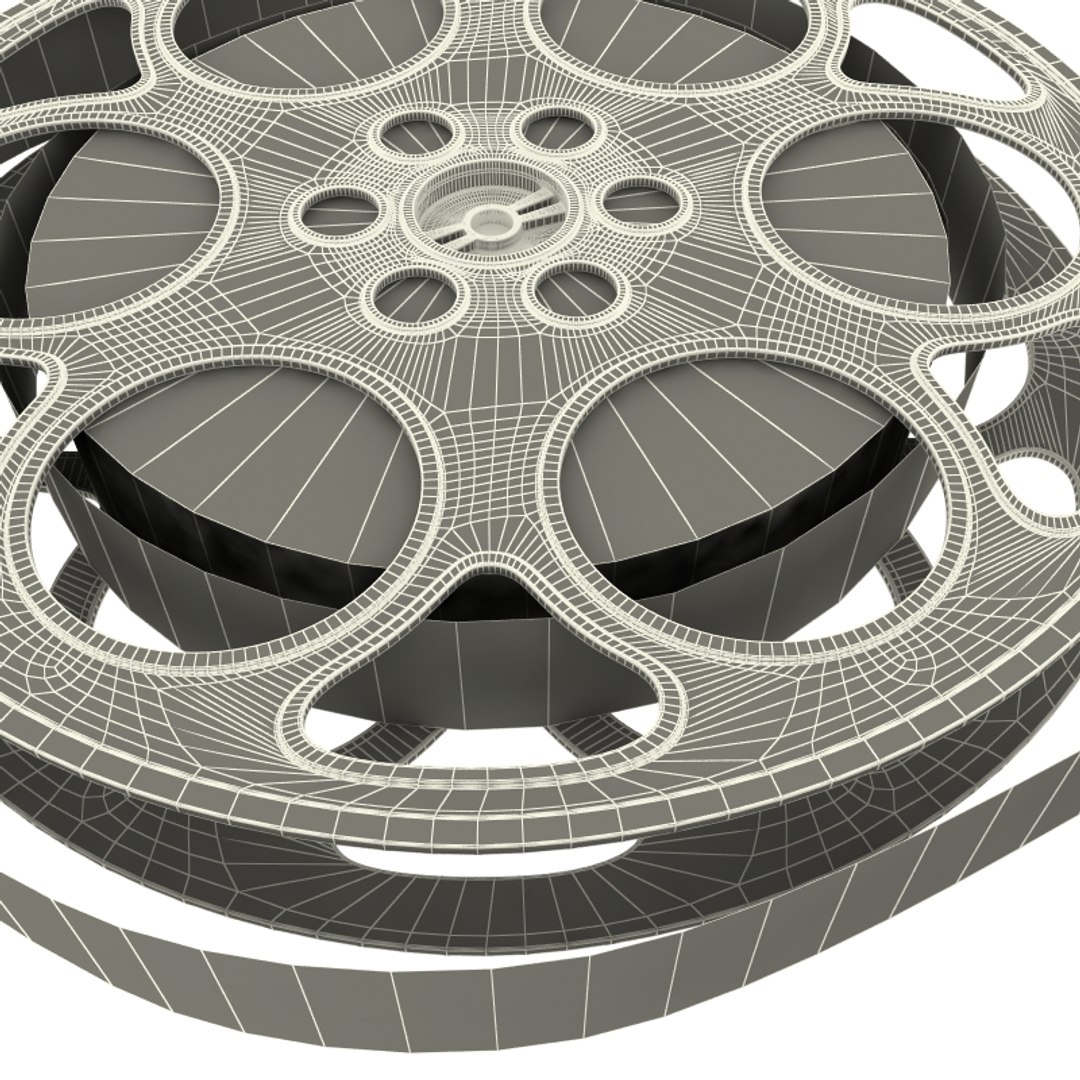 3d Model Video Film Reel V2