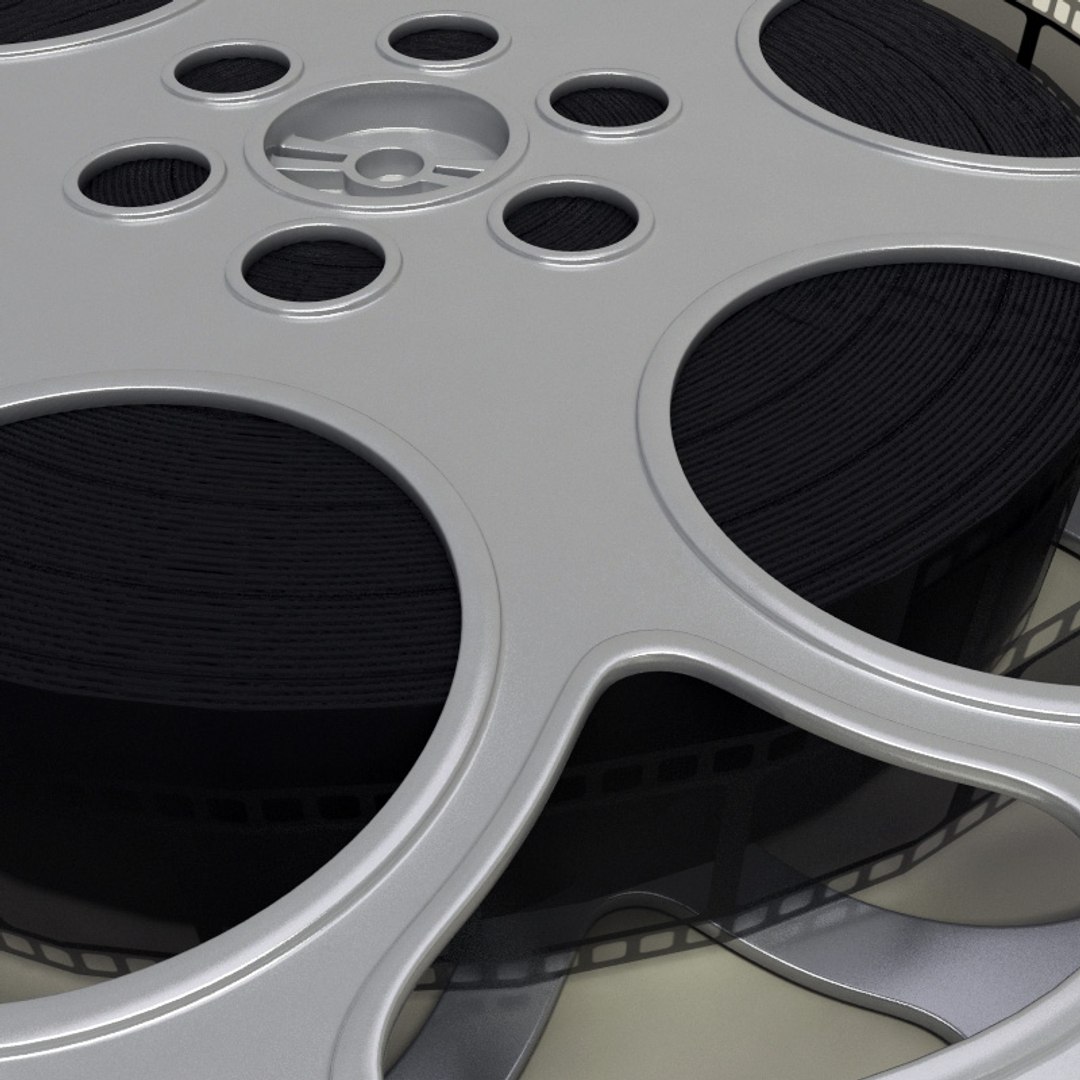 3d Model Video Film Reel V2