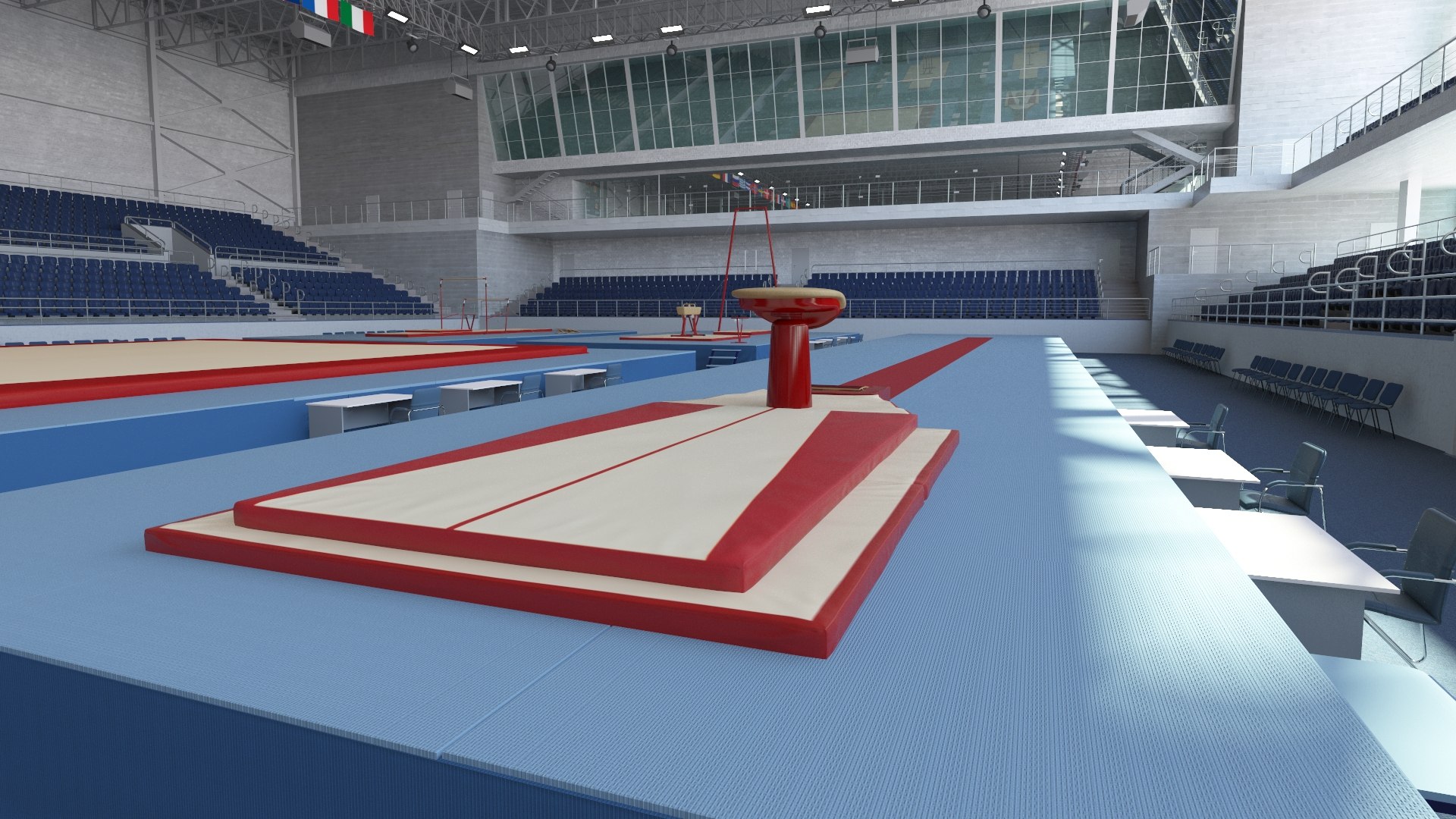 Gymnastics Arena 3D model - TurboSquid 2016900
