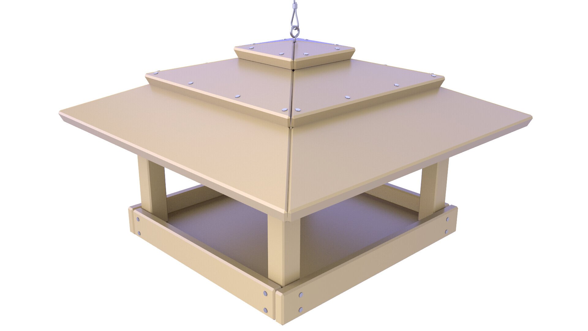 3D Bird Feeder For Garden 7 Model - TurboSquid 2257458