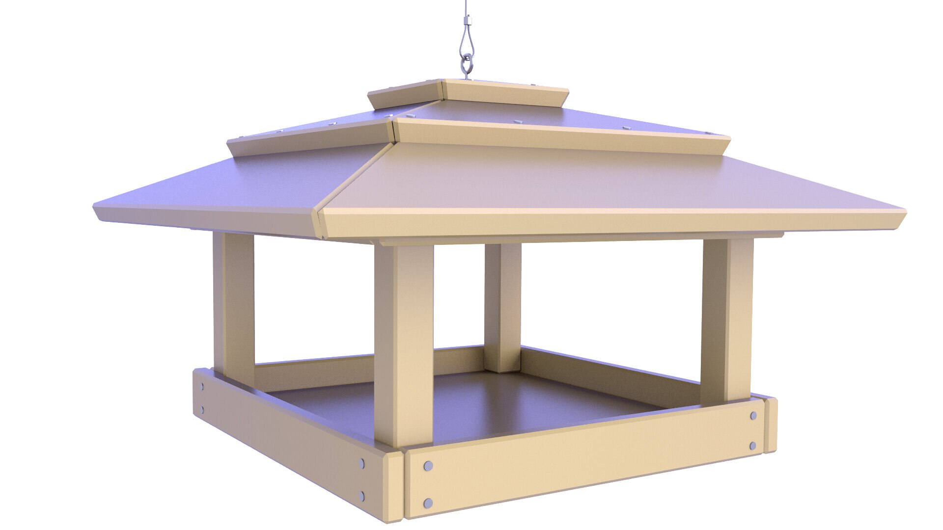 3D Bird Feeder For Garden 7 Model - TurboSquid 2257458