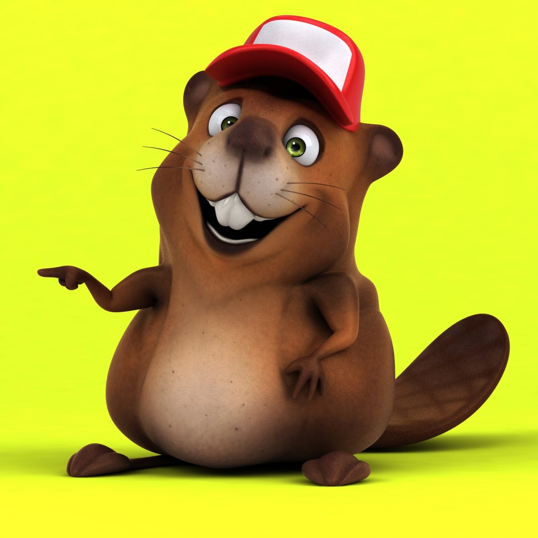 3D model fun beaver ! - TurboSquid 1326170