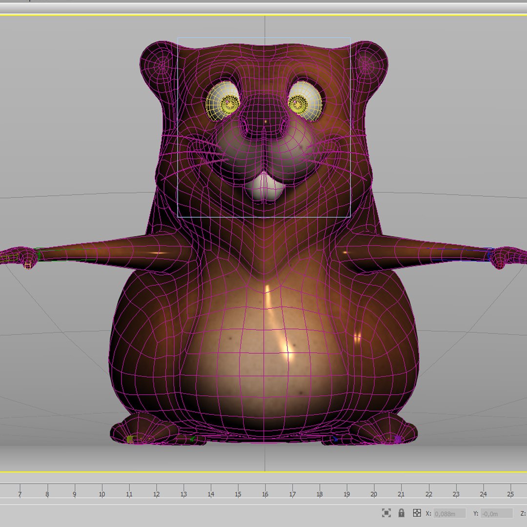 3D model fun beaver ! - TurboSquid 1326170