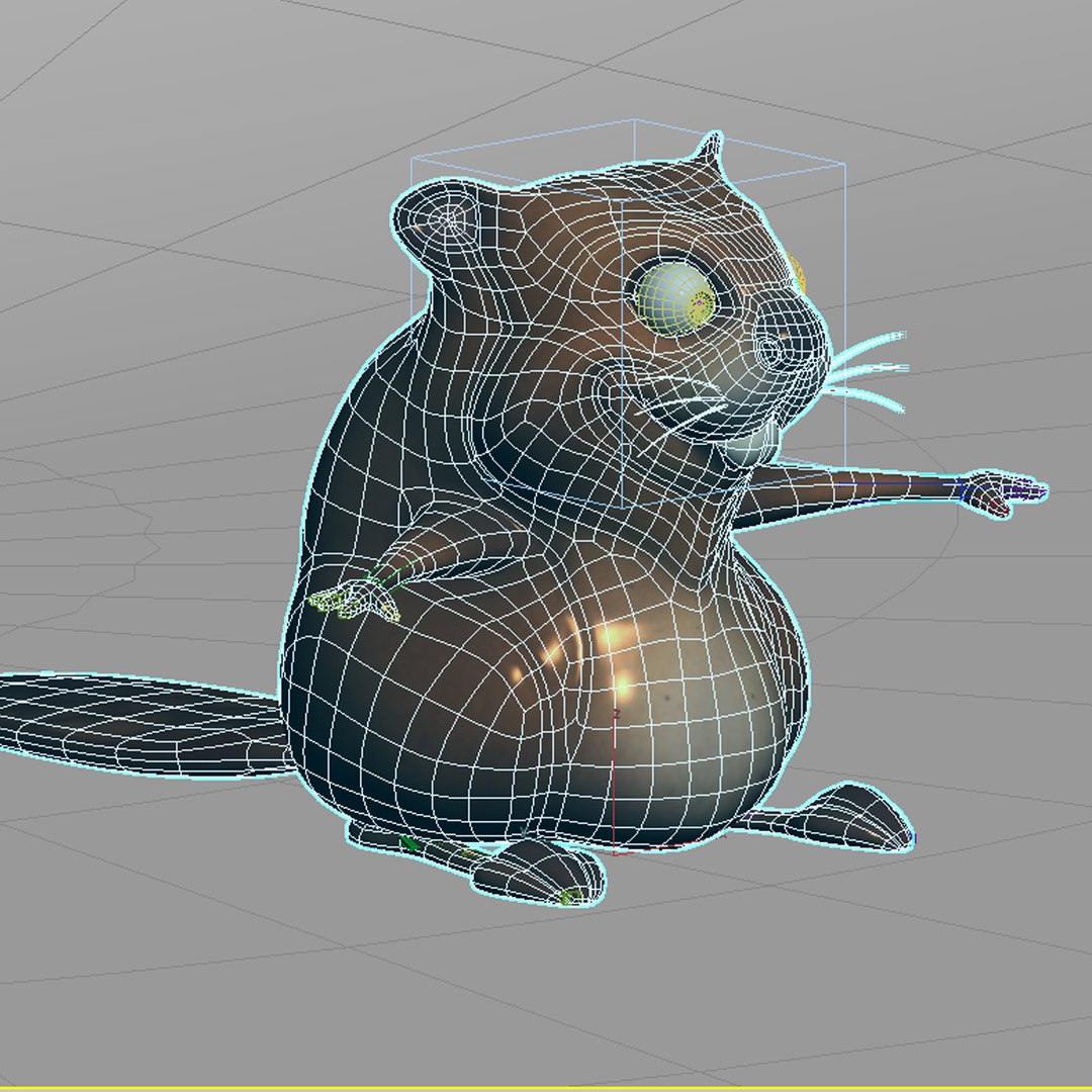 3D model fun beaver ! - TurboSquid 1326170