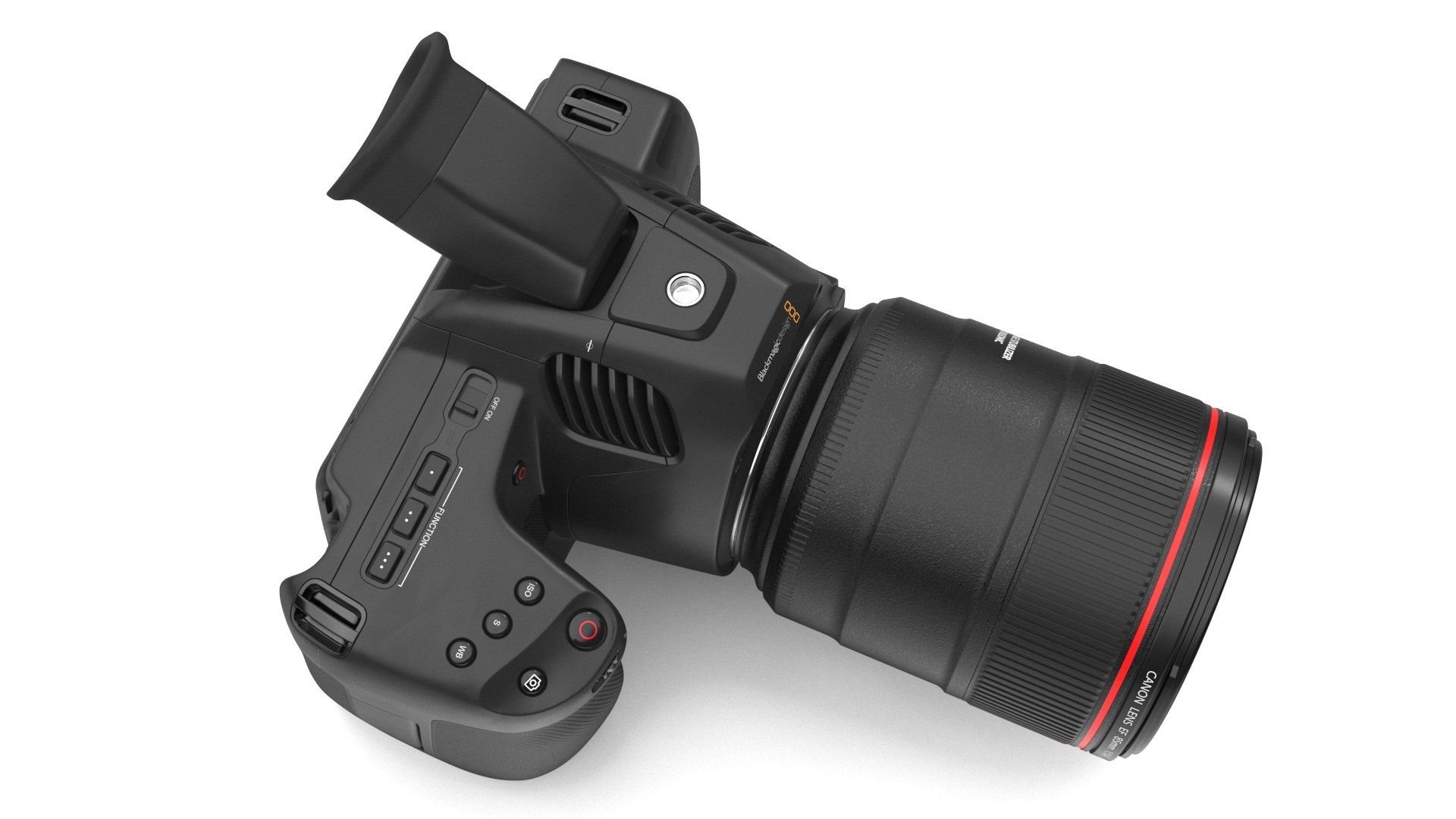 Cinema Camera Blackmagic Design 6K Pro With Lens 3D Model - TurboSquid ...