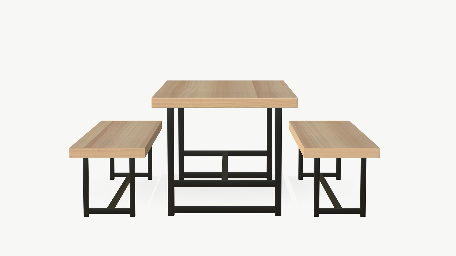 Wood Dining Table Model - TurboSquid 1998819