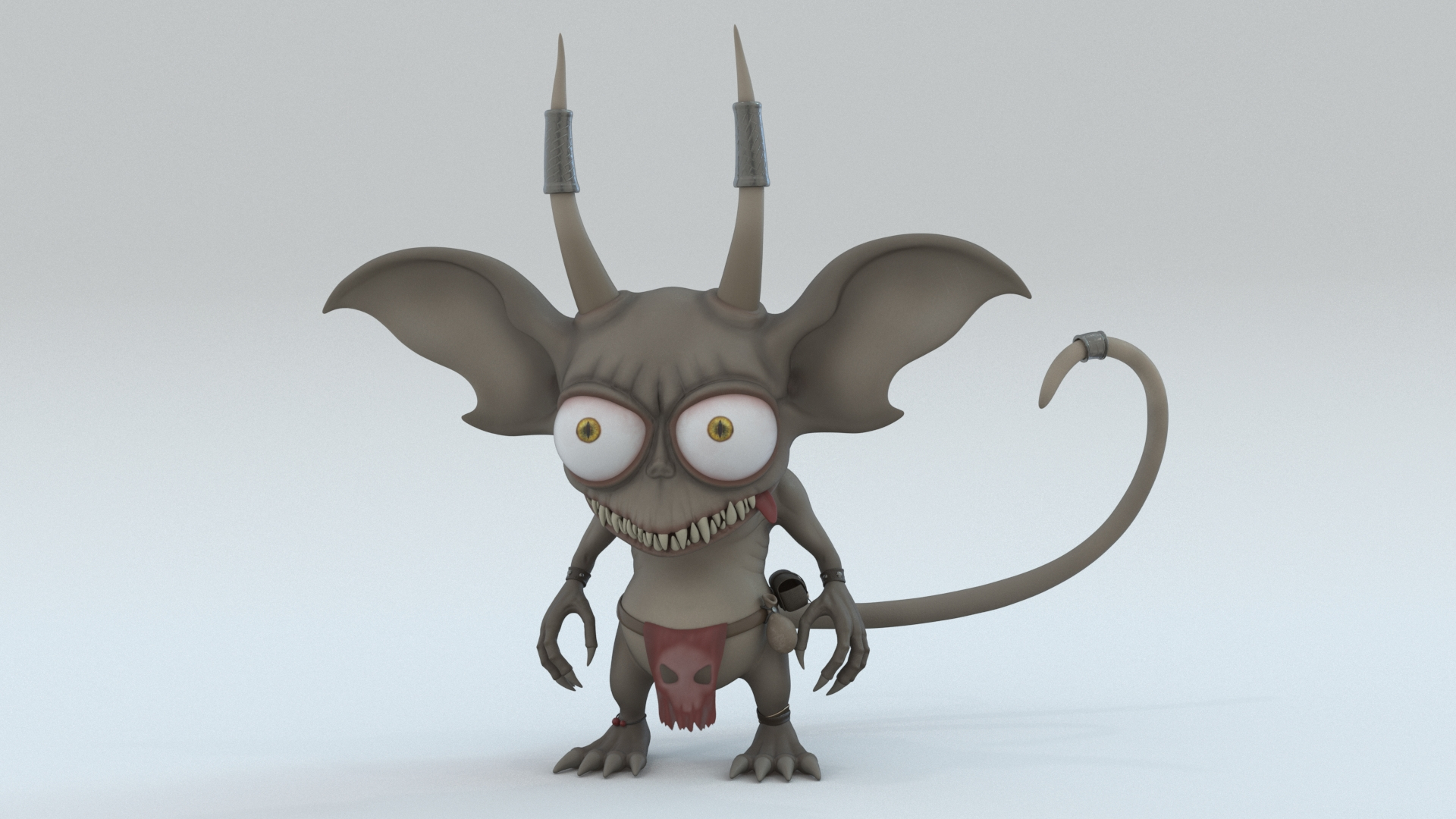 3D Monster Mouse - TurboSquid 2318401