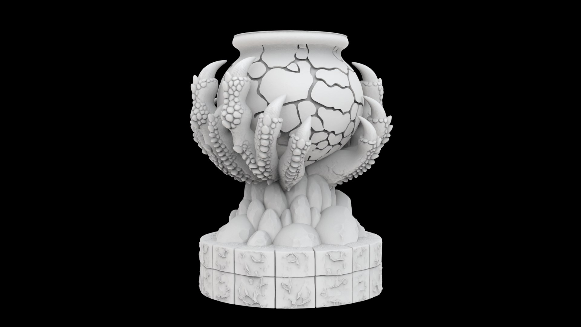 3D Dragon Claw Cauldron Pedestal 3D Print Model - TurboSquid 2454468
