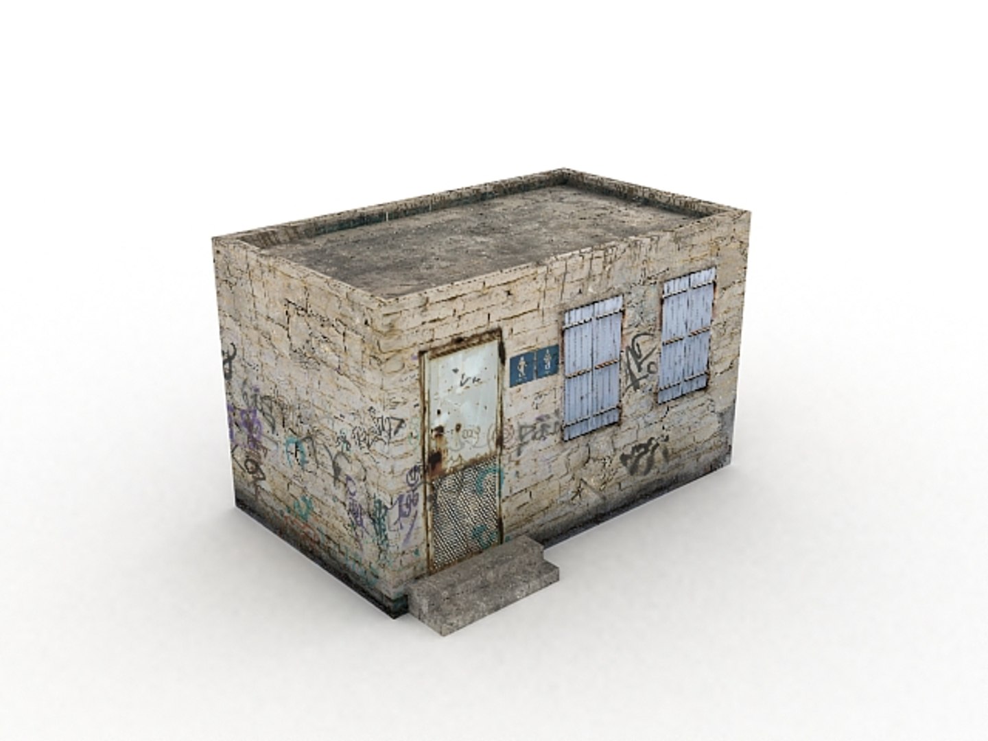 Simple Arabian Wc 3d Model