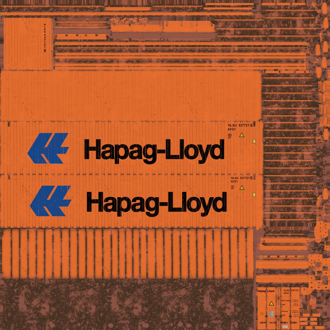 Shipping Container Hapag-lloyd 3D Model - TurboSquid 1651482