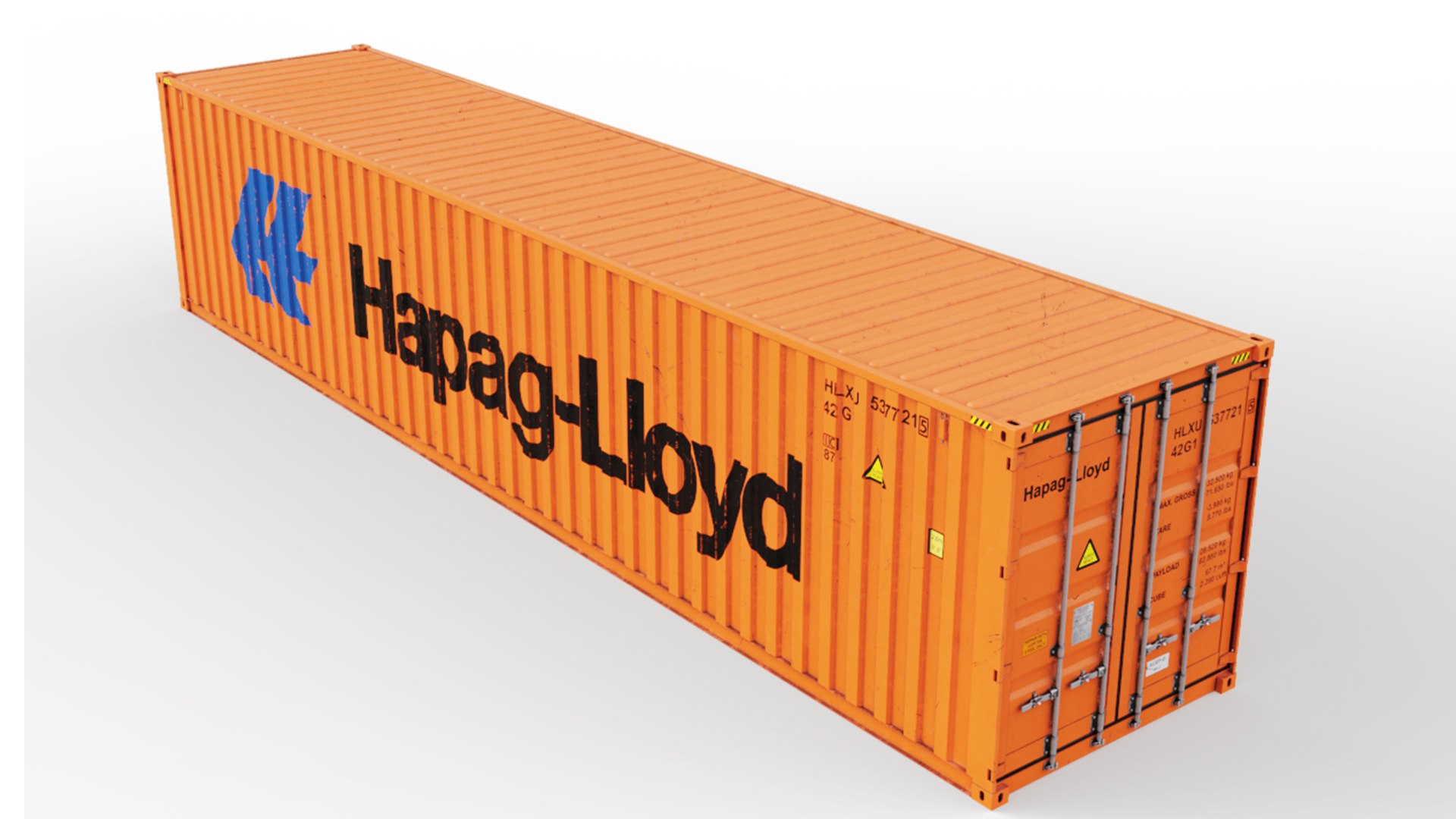 Shipping Container Hapag-lloyd 3D Model - TurboSquid 1651482