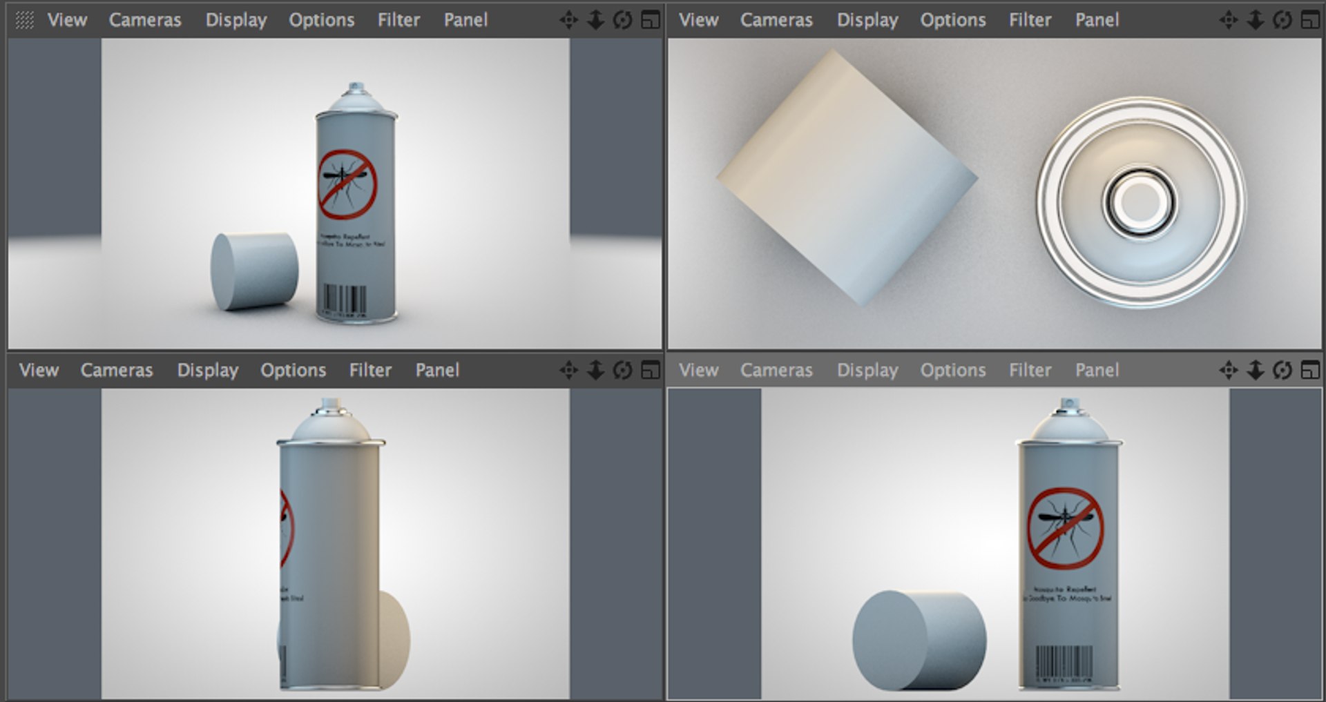 3d model mosquito spray