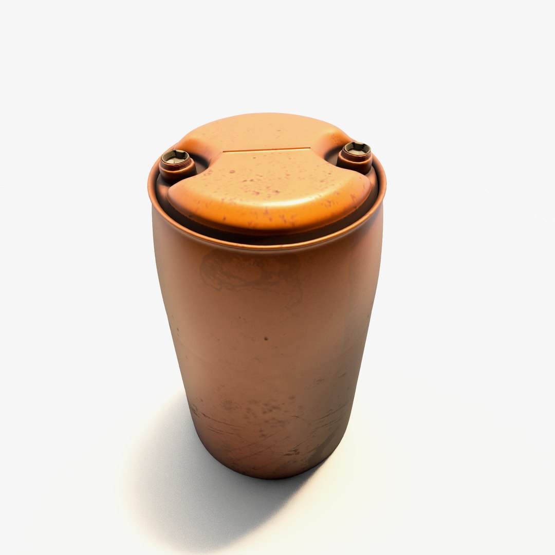 Water Drum - Unity Game Ready Prop 3D Model - TurboSquid 2108080