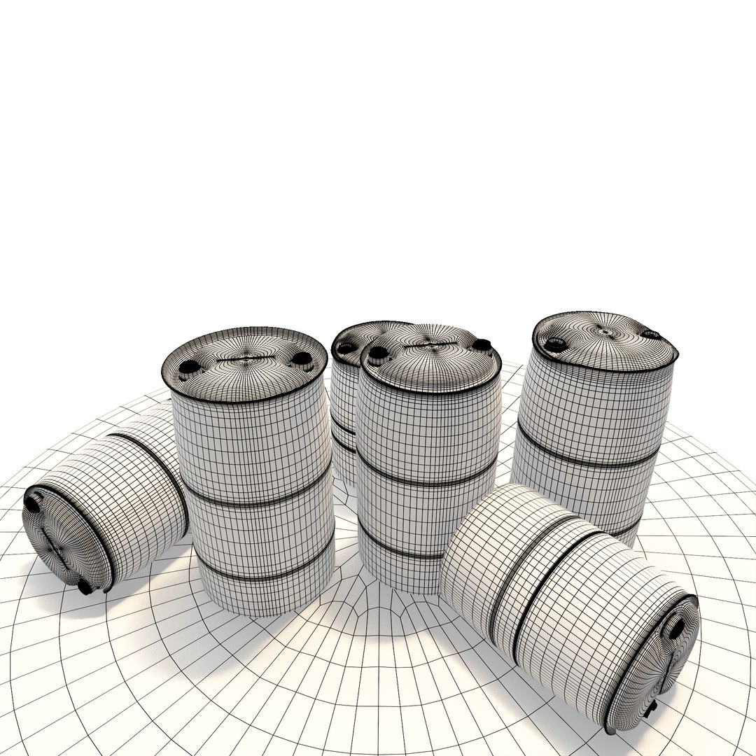 Water Drum - Unity Game Ready Prop 3D Model - TurboSquid 2108080