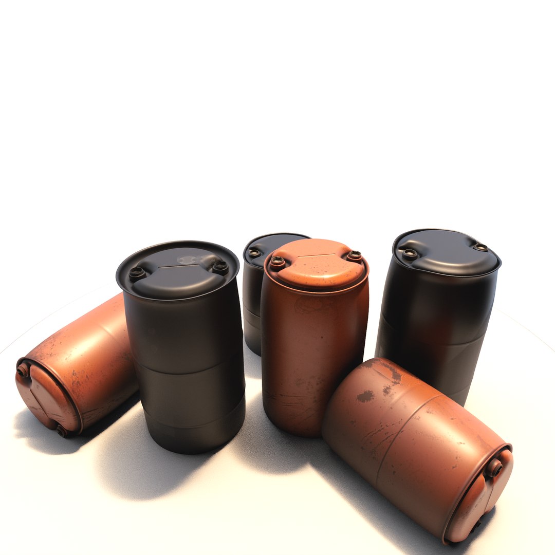 Water Drum - Unity Game Ready Prop 3D Model - TurboSquid 2108080