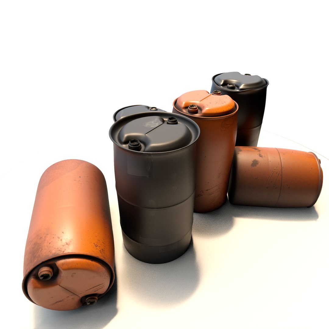 Water Drum - Unity Game Ready Prop 3D Model - TurboSquid 2108080