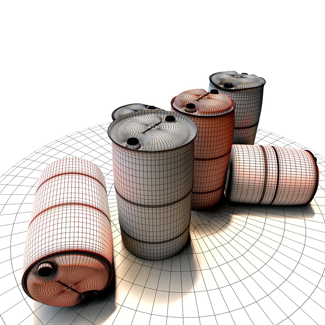 Water Drum - Unity Game Ready Prop 3D Model - TurboSquid 2108080