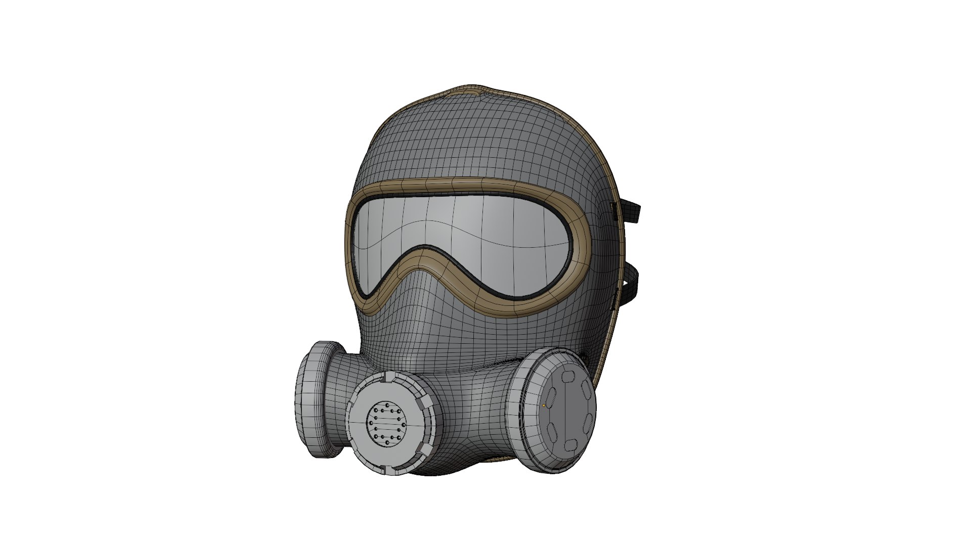 3D Tactical Gas Mask Model - TurboSquid 2370929