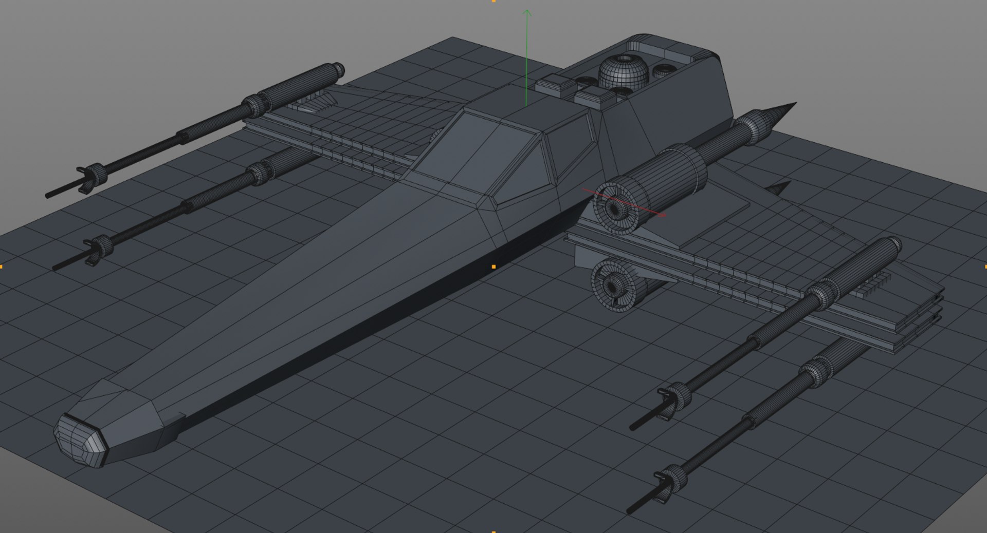 X Wing Model - TurboSquid 1544166
