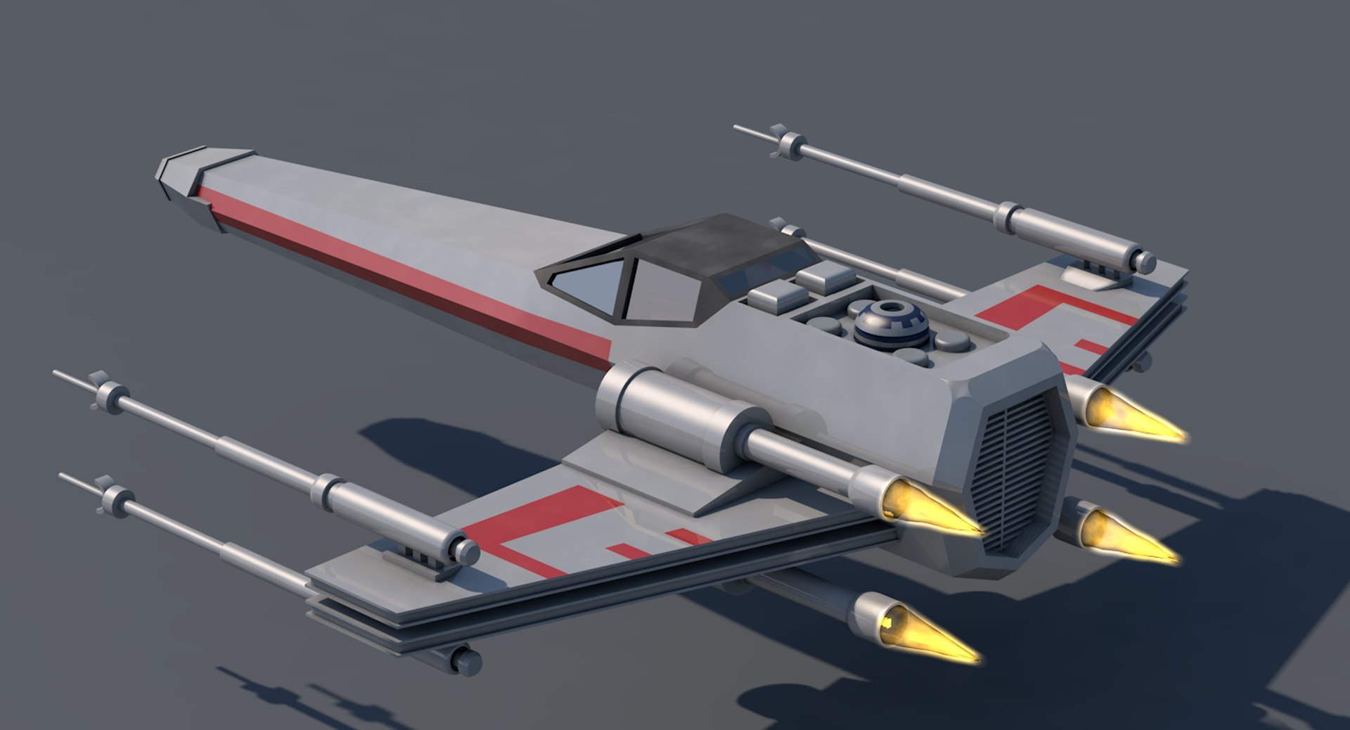 X Wing Model - TurboSquid 1544166