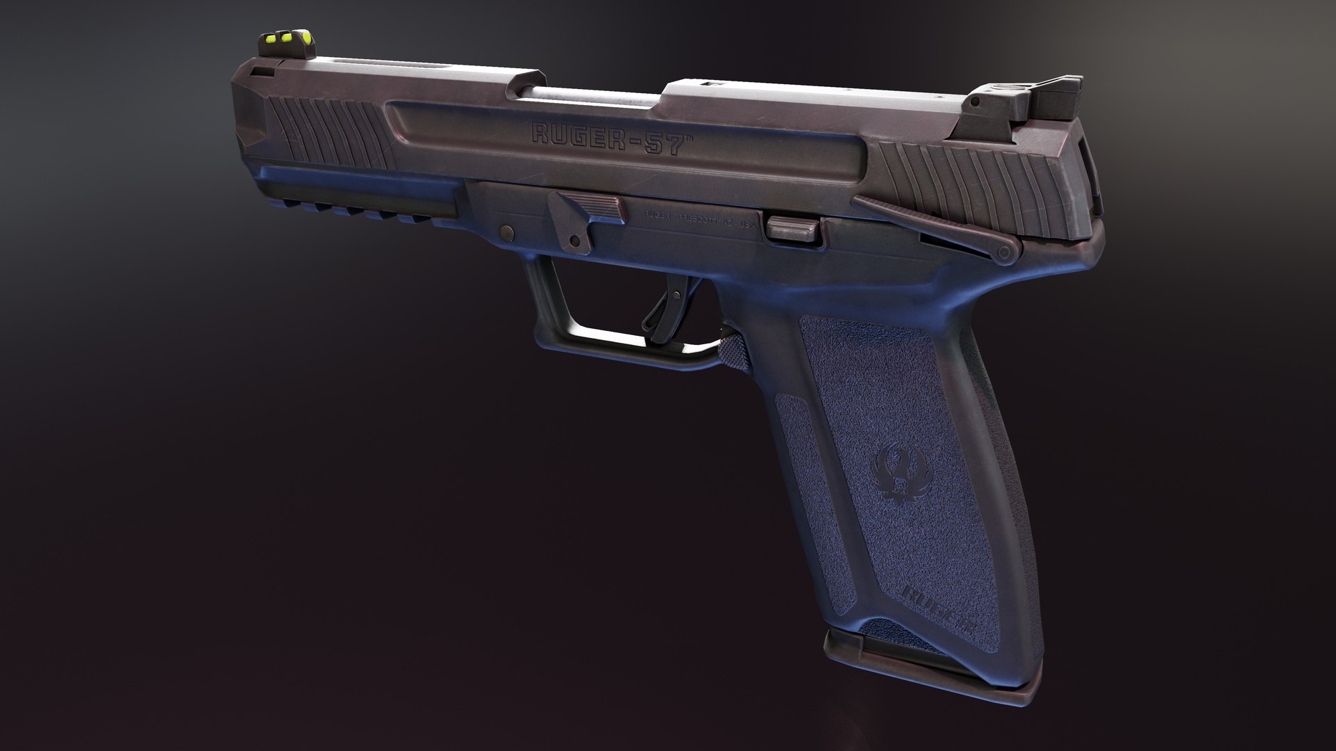 Ruger 57 3D model - TurboSquid 1981043