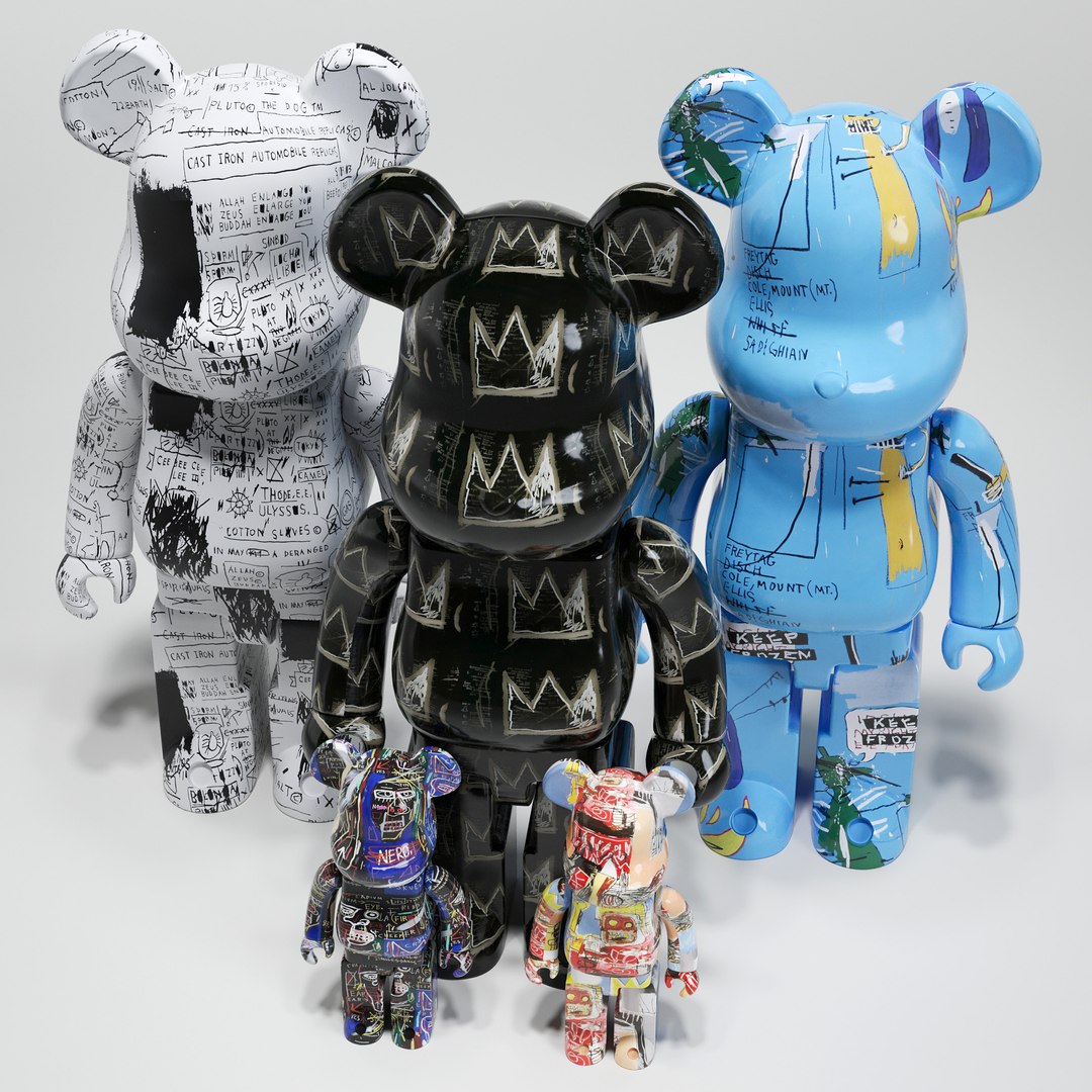 3D Bearbrick Basquiat ART 2 Model - TurboSquid 1957071