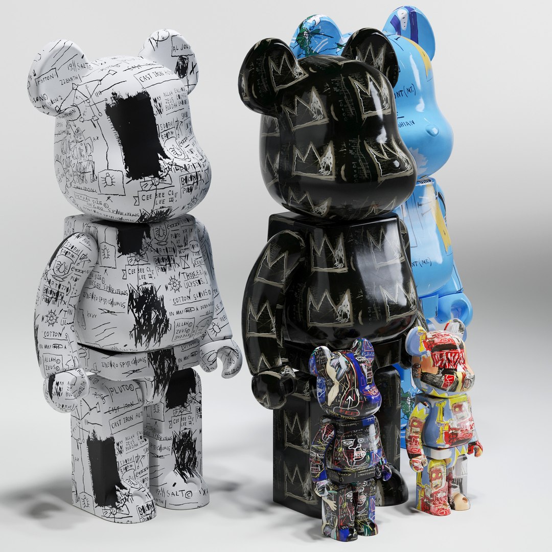 3D Bearbrick Basquiat ART 2 Model - TurboSquid 1957071