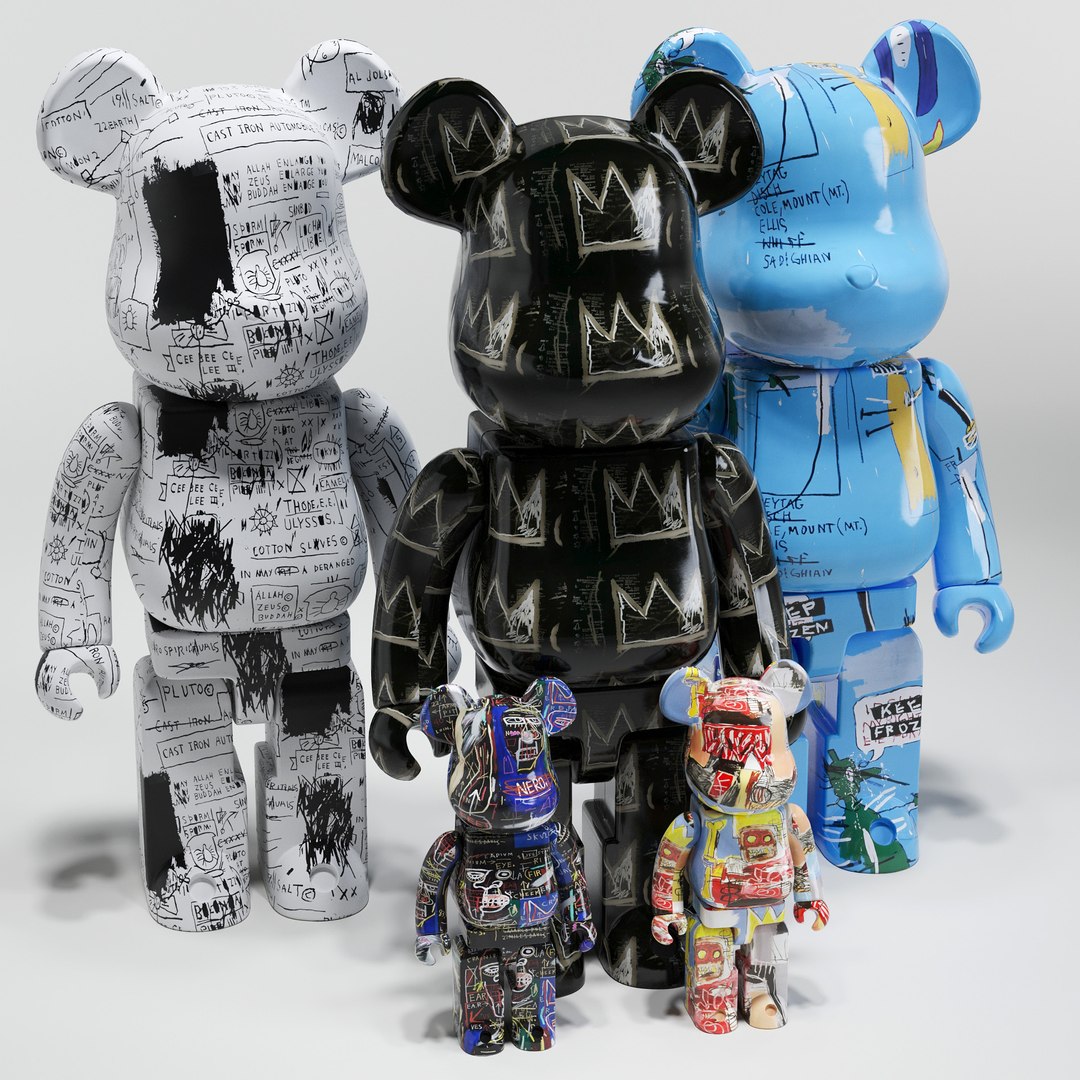 3D Bearbrick Basquiat ART 2 Model - TurboSquid 1957071