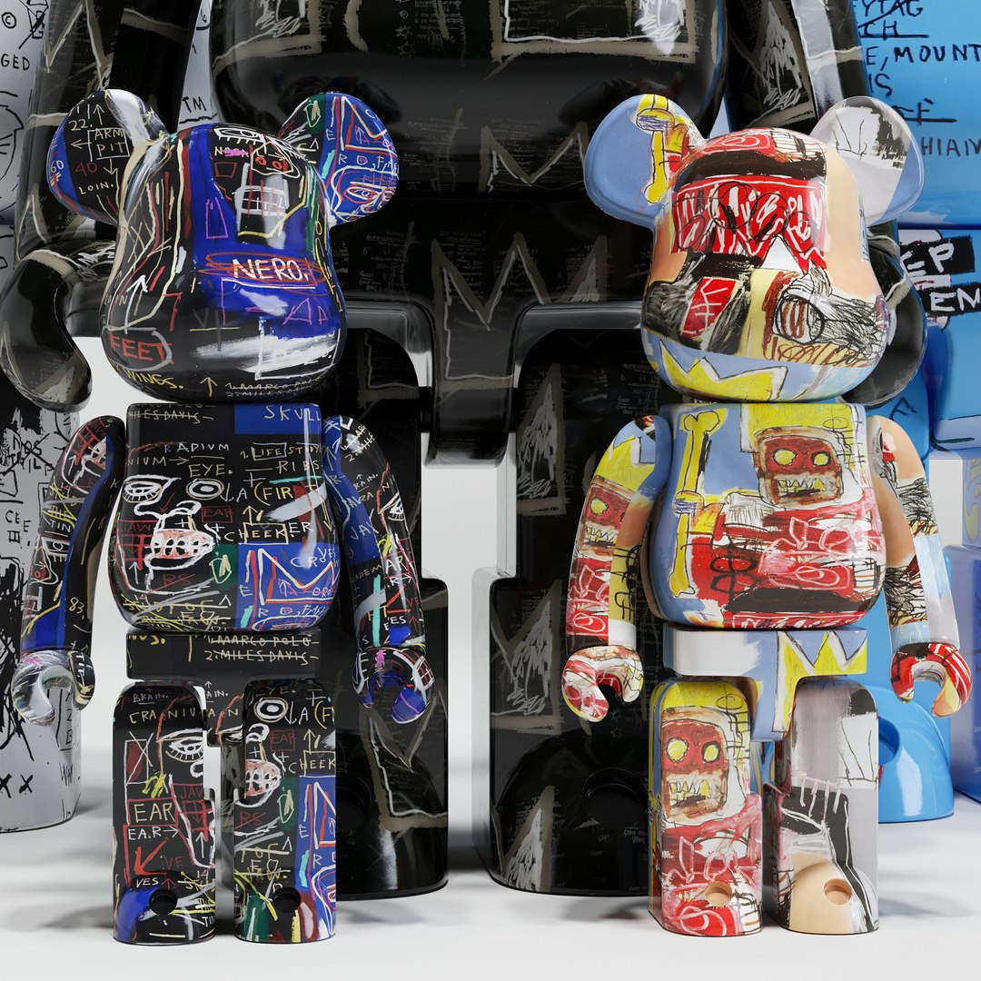 3D Bearbrick Basquiat ART 2 Model - TurboSquid 1957071