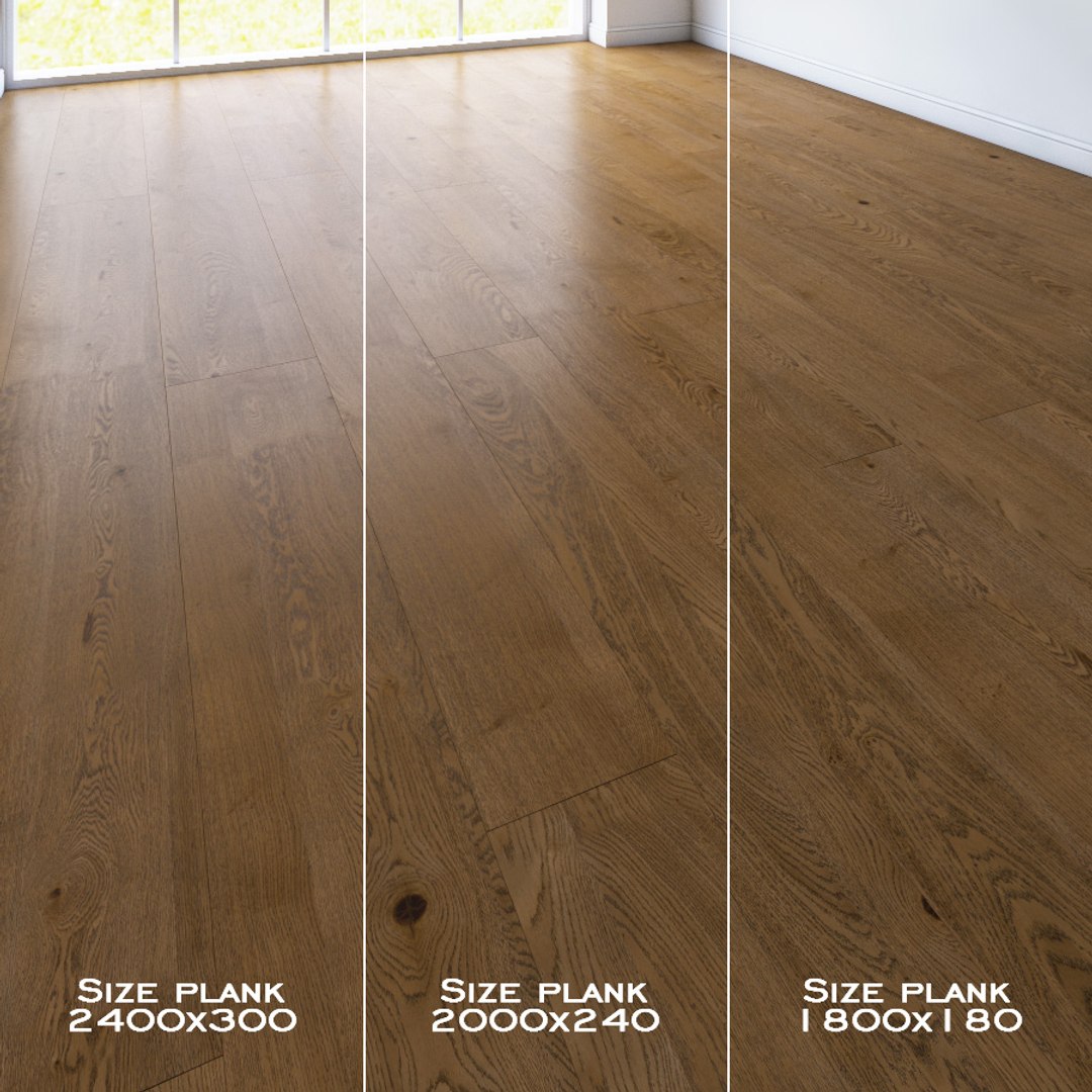 3d Model Parquet Line 3 Sizes