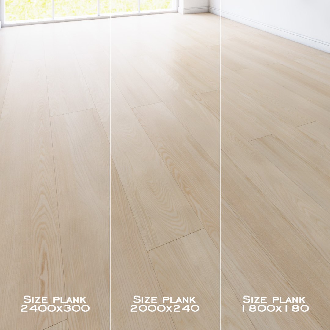 3d Model Parquet Line 3 Sizes