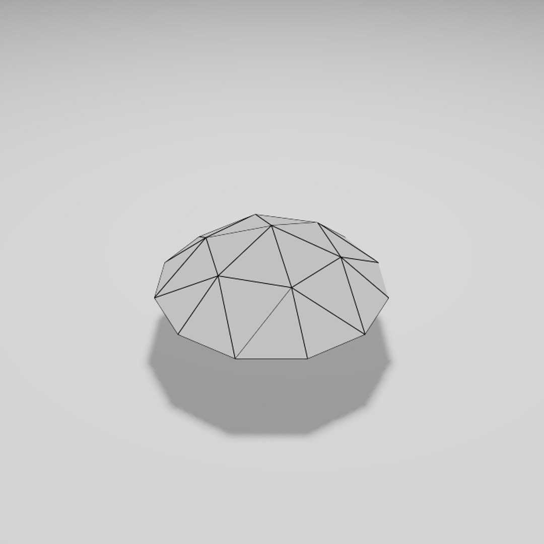 Double Dutch Rose Cut Diamond 3ds