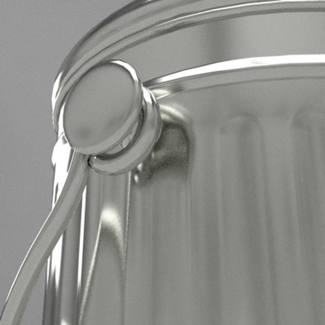 Small Compost Bin Kitchen 3d Model