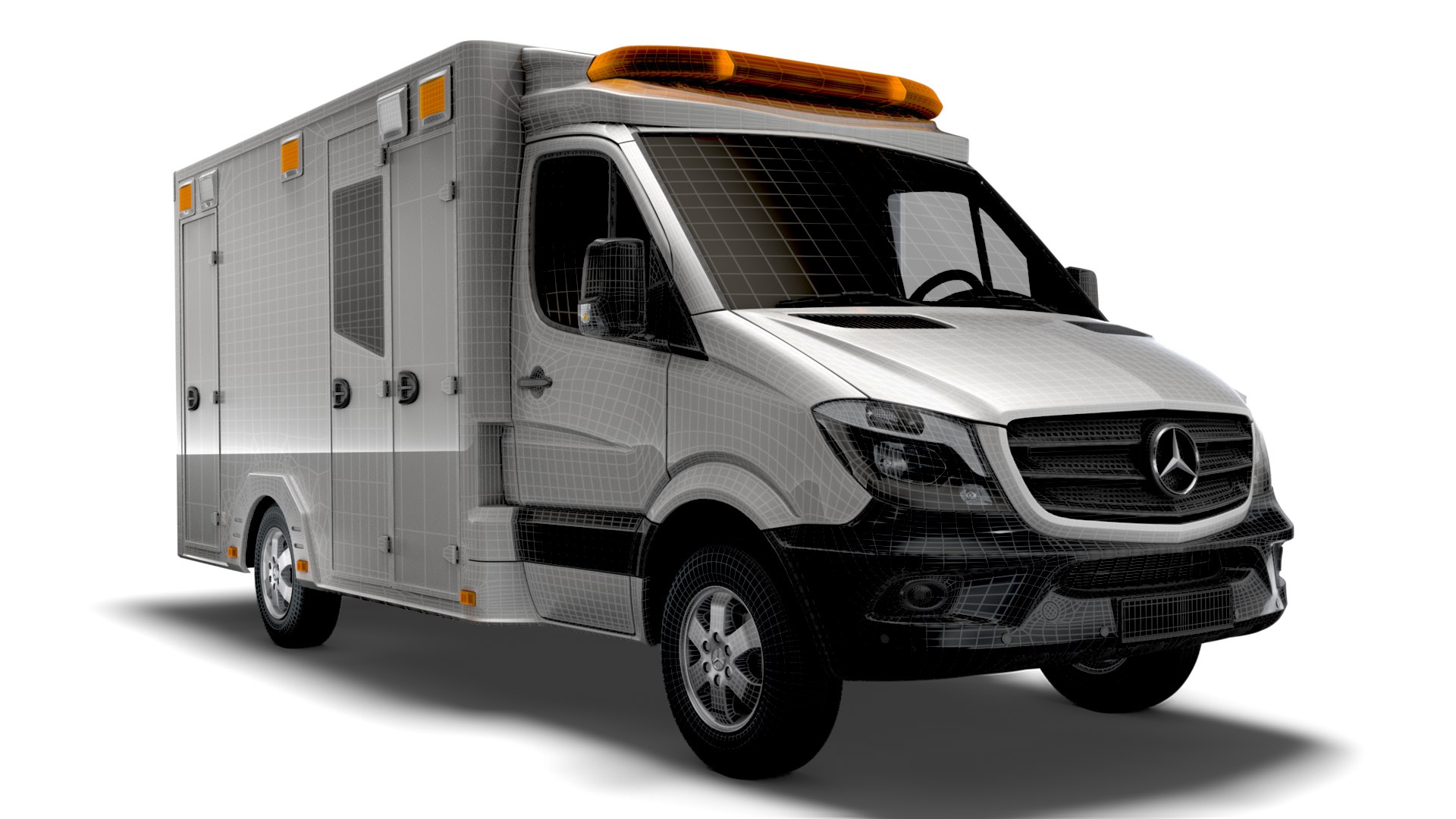 MBSprinterBoxAmbulance2019 Model - TurboSquid 2006470