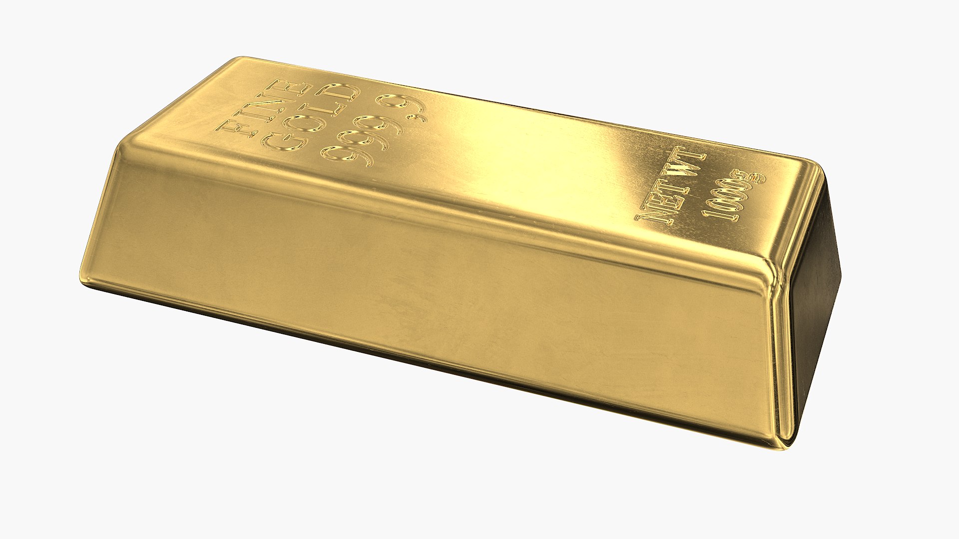 Gold Bar 3D - TurboSquid 1864646