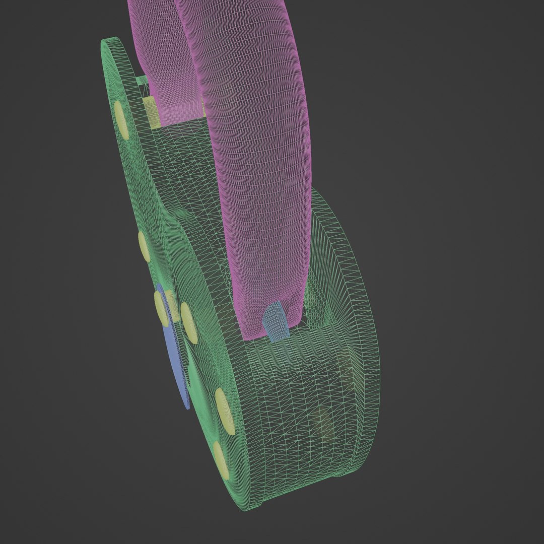 3D Padlock High Poly with Loop Rivets Keyhole and Cap - TurboSquid 1847020